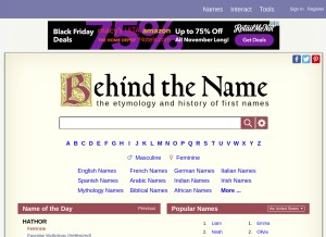 behindthename.com Domain Owner Whois and Analysis