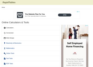 rapidtables.com Domain Owner Whois and Analysis